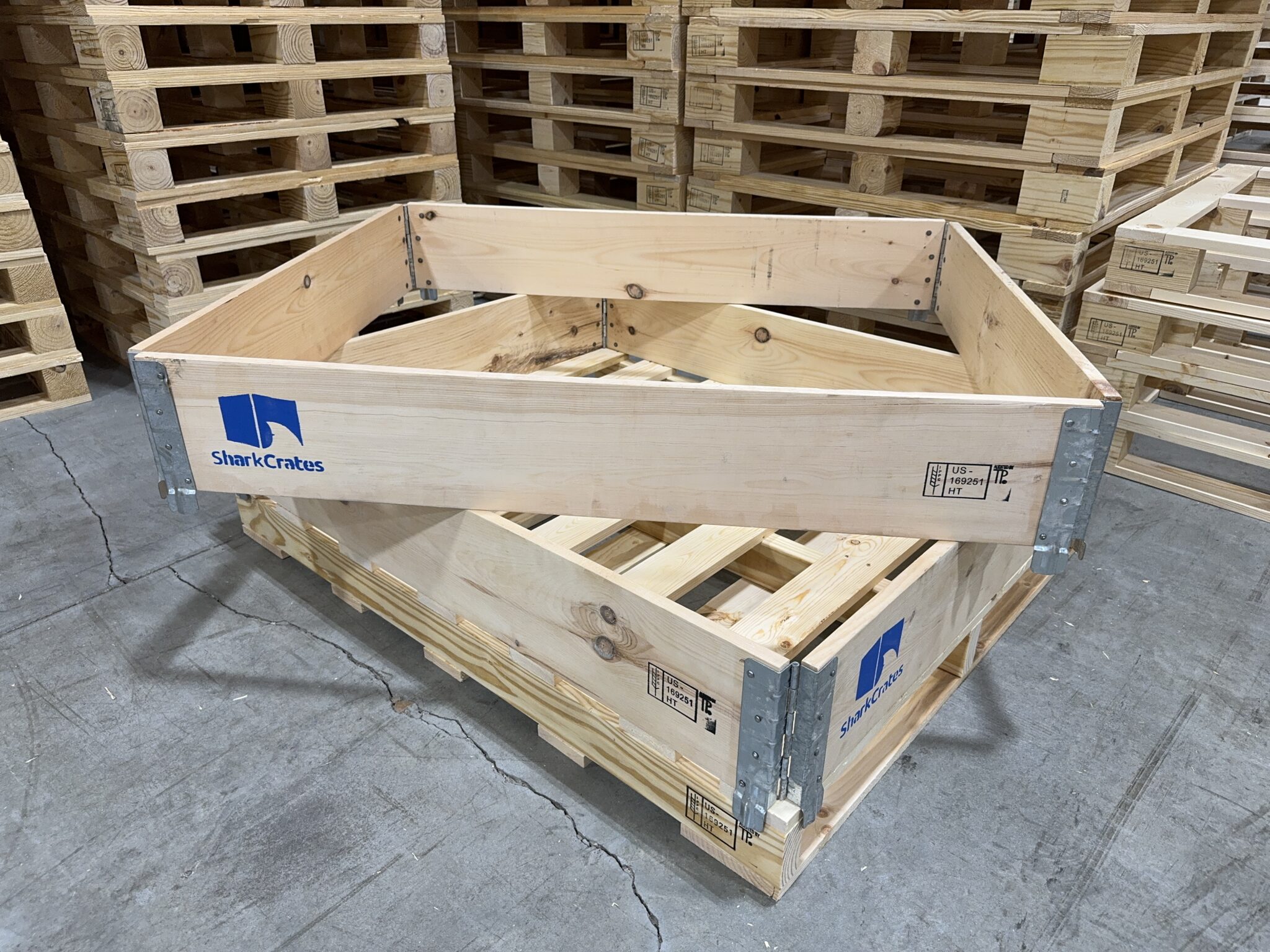 Pallet Collars - Wood Pallet Collars for Shipping and Storage