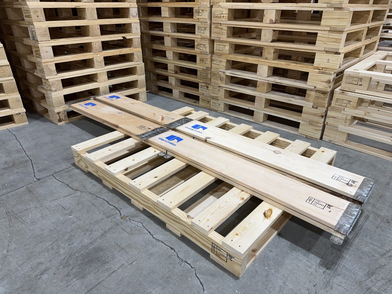 Pallet Collars for Storage and Shipping